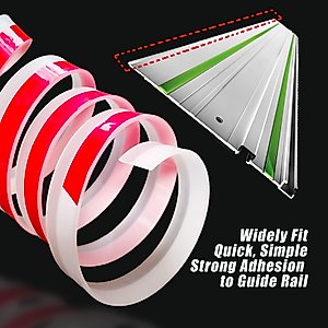 WOUILNIA Clear Splinter Guard Splinterguard Replacement 495207 for Festool and for Makita Most Guide Rail, 118” Long