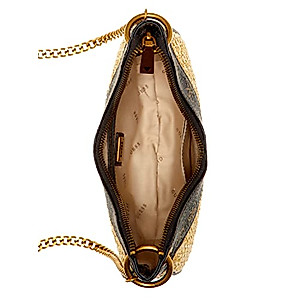 GUESS US Kasinta Raffia Mini Hobo Bag