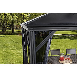 Sojag Outdoor 10' x 10' Verona Hardtop Gazebo Outdoor Sun Shelter