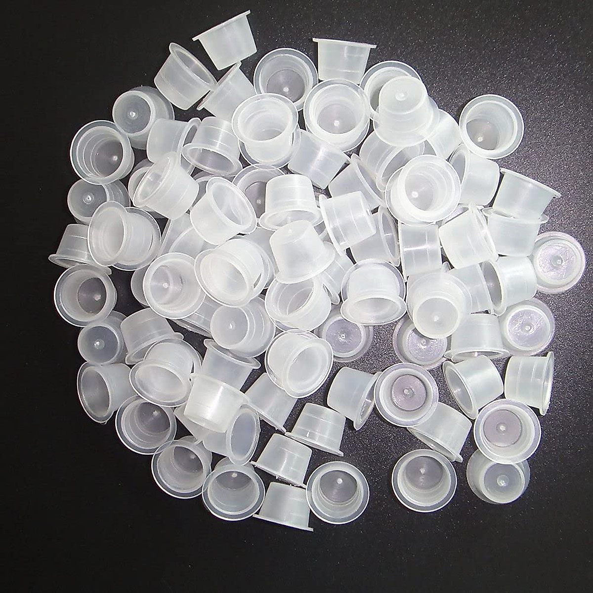 Ink Caps,1000pcs Disposable Tattoo Ink Caps Medium 13mm Tattoo Supplies for Tattoo Ink