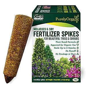 Purely Organic Products Purely Organic Tree & Shrub Fertilizer Plant Food Spikes (Box of 6 Spikes)