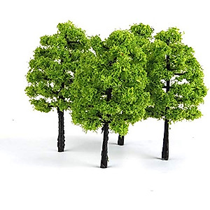 70-Pack Mixed Model Tree Train Trees Railroad Scenery Diorama Tree Architecture Trees for DIY Scenery Landscape