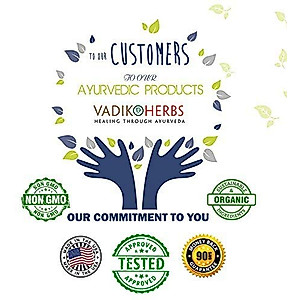 Vadik Herbs Triphala (Trifala) Powder Organic 100 Veg Capsules Immune System Support Supplements