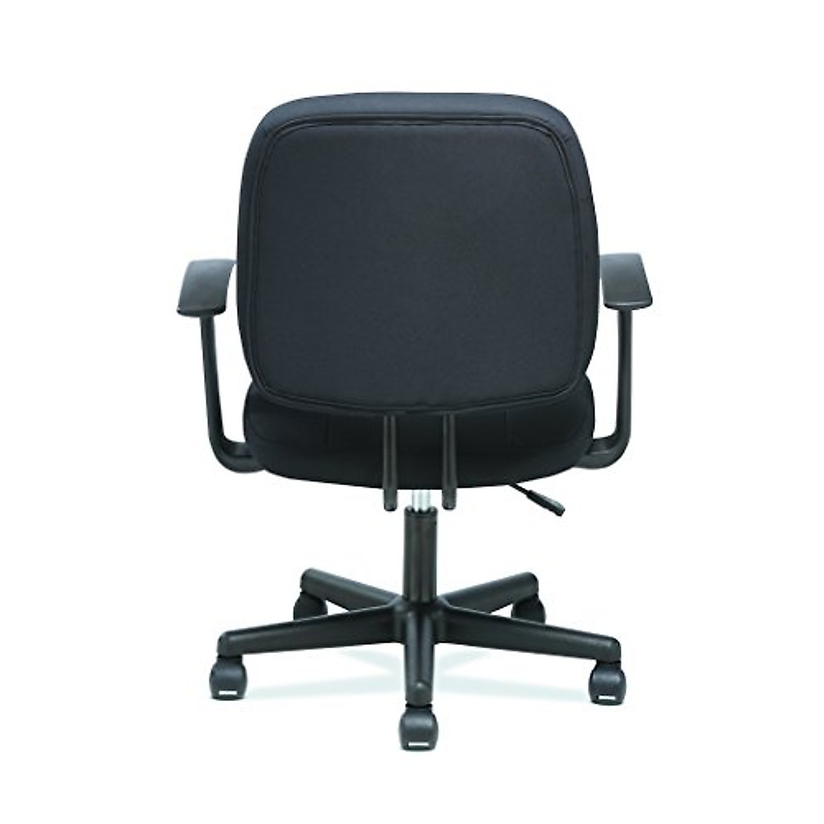 Sadie Task Chair-Fixed Arm Computer Chair for Office Desk, Black (HVST402)