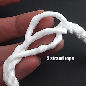 ASPZQ Children Nylon Rope Net Stair Protection Net Balcony Anti-Fall Net Pet Net Children's Railing Stair Balcony Protective Netting Color : 5cm mesh, Size : 2x10m(7x33ft)