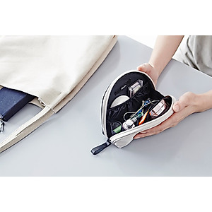 Mossio Cosmetic Bag, Lightweight Tote Bag Carry Case Travel Storage Black