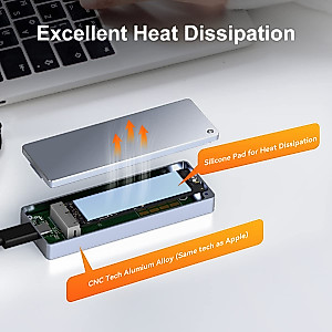 MAIWO MacBook SSD Enclosure, 12+16 PIN AHCI SSD to Type-C Adapter, USB3.2 GEN2x2 20Gbps, for 2013-2017 MacBook Pro Retina/Air/Mac Mini/Pro Apple Flash SSD