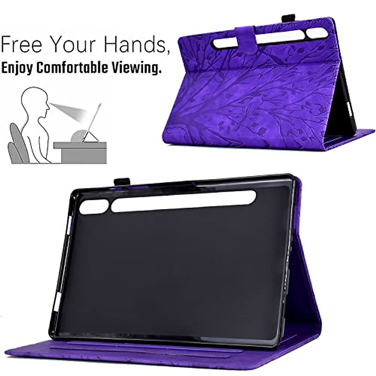 Tablet PC Case Vintage Tablet Case Compatible with Samsung Galaxy Tab S8 SM-X700/SM-X706 Case,Galaxy Tab S7 2020 SM-T870/SM-T875 11inch Case Cover, Premium PU Leather Case with Auto Sleep Wake Protect