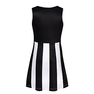 Hotfiary Cheerleader Outfit for Girls Toddler Halloween Cheerleading Outfit Cheer Uniform for Party 3-12 Years