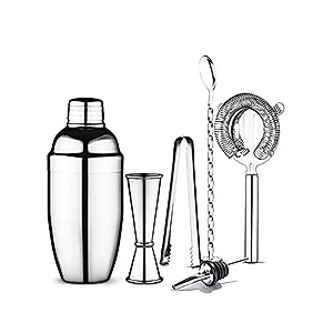 Cocktail Shaker Set Cocktail Shaker Bartender Kit Cocktail Shaker Set by Drink Mixer Set with Bar Tools 6 Pieces Bar Tools (Color : C)