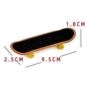 CAOREN Mini Scooter Two Wheel Scooter Children's Educational Toys Finger Scooter Bike Fingerboard Skateboard Fingerboards wi Replacement Wheels and Tools for Kids As Gifts