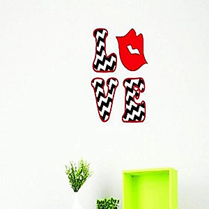 Design with Vinyl US V JER 3313 1 Top Selling Decals Love Wall Art Size: 10 Inches X 20 Inches Color: Multi, 10" x 20"