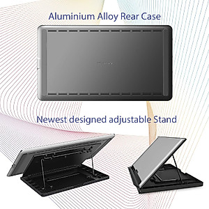 HUION KAMVAS Pro 12 Graphics Drawing Tablet with Screen Full Laminated Tilt 8192 Pen Pressure Battery-Free Stylus Adjustable Stand Compatible with Windows/Mac/Linux, 11.6 Inch Pen Display