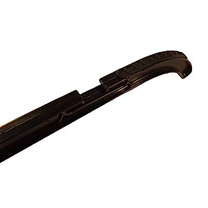 NAHANCO 25500BHMG Plastic Shirt/Dress Hanger with Black Swivel Hook and Molded Non-Slip Shoulders, Heavy Weight, 17", Black (Pack of 100)