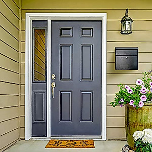 Mail Boss 7162 Metro, Black High Capacity Wall Mounted Locking Security Mailbox,Medium