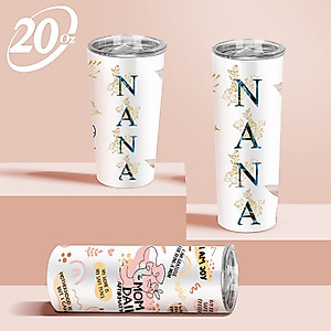 AGOT Grandma Gifts- Stainless Steel 20oz Tumblers Gifts for Grandma, Nana Gifts, Grandma Birthday Gifts, Christmas Day Gift for Grandma Mimi Nana Grandmother