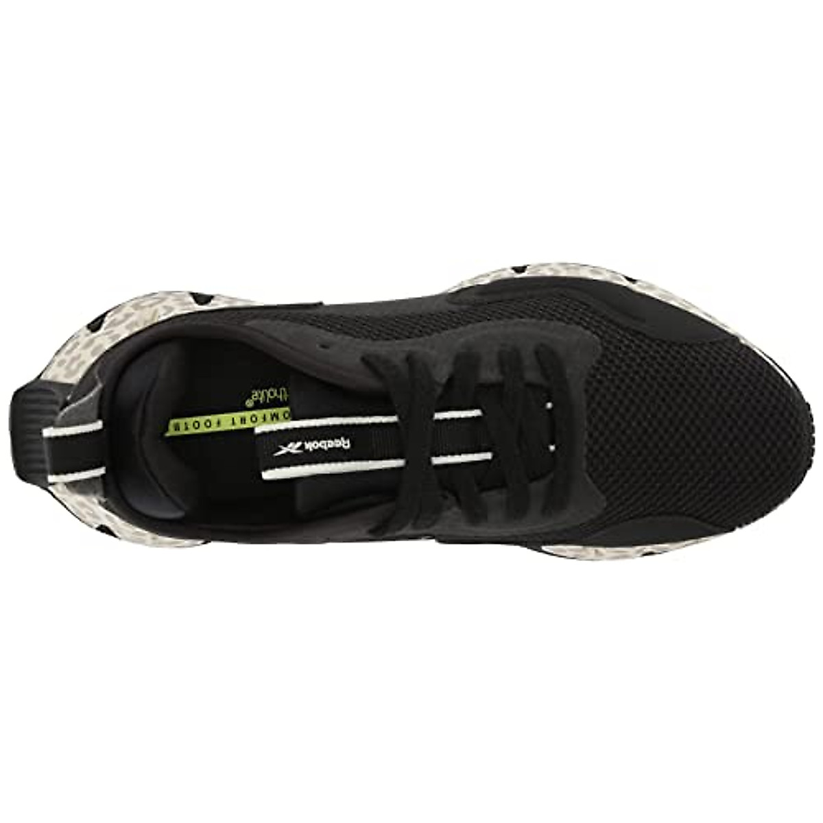 Reebok Women's Zig Dynamica Running Shoe, Black/Rose Gold/Chalk, 5