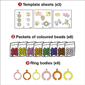Aquabeads Theme Pack, Craft Sets, Aquabeads Dazzling Ring Set