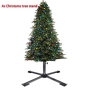 Foldable Patio Sun Shade Anchor Holder Christmas Tree Stand Adjustable Portable Beach Anchor Heavy Duty Tempered Iron Outdoor Patio Umbrella Base Holder (1)