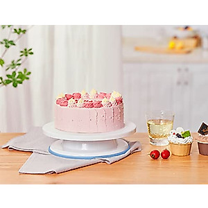 Kootek 71PCs Cake Decorating Supplies Kit, Cake Decorating Set with Cake Turntable, 12 Numbered Icing Piping Tips, 2 Spatulas, 3 Icing Comb Scraper, 50+2 Piping Bags, and 1 Coupler for Baking