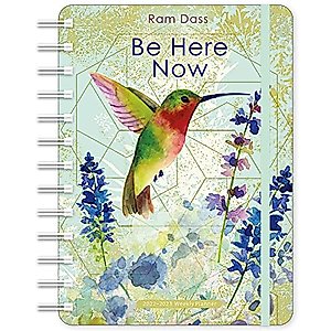 Ram Dass 2022-2023 Weekly Planner: Be Here Now | On-the-Go 17-Month Calendar (Aug 2022 - Dec 2023) | Compact 5" x 7" | Flexible Cover, Wire-O Binding, Elastic Closure, Inner Pocket