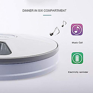 ZZK Pet Intelligent Automatic Feeder Partially Controlled Digital Timer Detachable Dog Cat Non-Slip 6 Dinner Plate with Recorder Dry and Wet Food