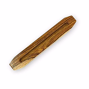 Prabhuji's Gifts Wooden Mezuzah Case - Mezuzah for Door - Carved Wood Mezuzah Case - Shalom Gifts - Judaica Artwork for Home - Mezuzah Scroll Case - (Garden)