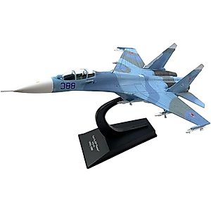 OPO 10 - Military Fighter Aircraft 1/100 Su-27P Flanker Soviet Air Defense Forces 1989 WS-FA USSR - CP10