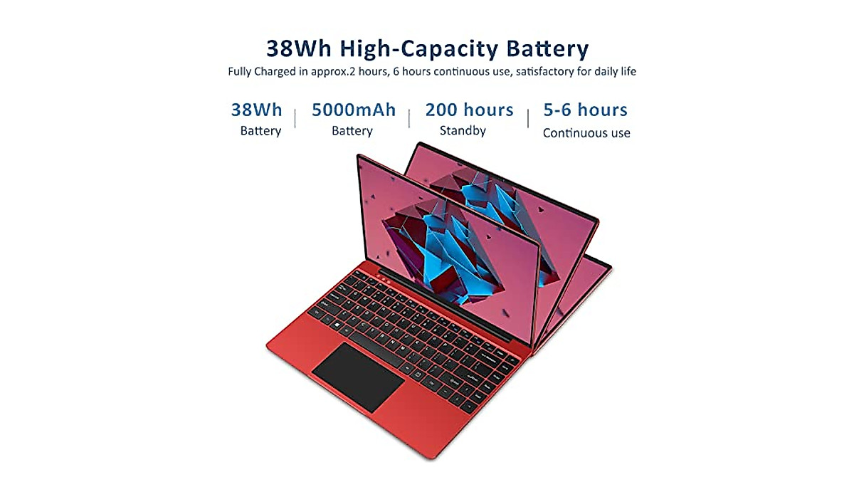 Ruzava 14" Windows 10 Laptop - Light & Powerful with FHD Display