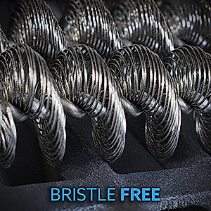 Kona Safe/Clean Grill Brush and Flat Scraper - Speed/Scrape Fits Weber Gas Grills, Flat & Round BBQ Grill Grates - Bristle Free Grill Cleaning - 100% Rust Resistant Stainless Steel