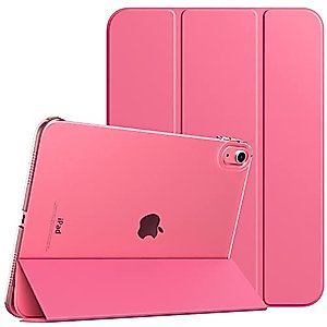 TiMOVO Case for iPad 10th Generation Case 2022,Slim Stand Cover for iPad 10th Gen 10.9 inch,Support Touch ID,Auto Wake/Sleep Smart Shell with Translucent Back, fit iPad 10 Case, Watermelon Red