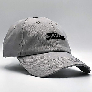 Classic Titties Golf Dad Hat Cap with Adjustable Strapback - Great for Golfers and Also Bachelor Parties (Gray)