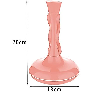 CZKJ Portable Ultrasonic Washer,Mini Washing Machine,High-Power Ultrasonic Turbine Washing Machin,Portable Washing Machine for Travel Business Trip or College Rooms (Pink)