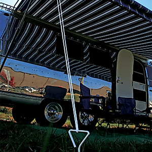 Camco 42563 Awning Stabilizer Kit , White