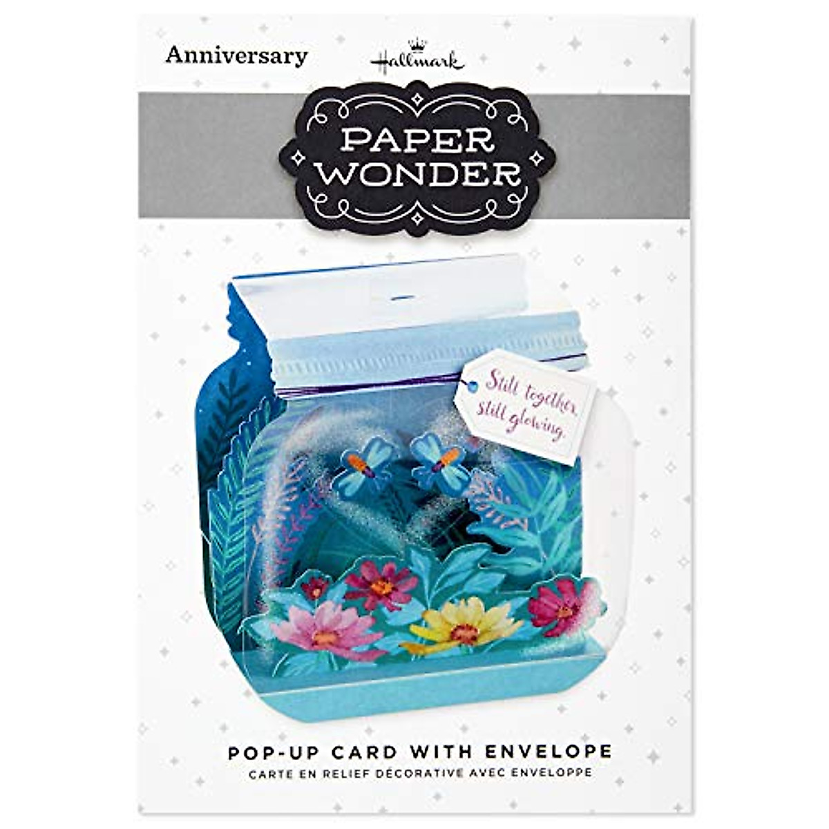Hallmark Paper Wonder Displayable Pop Up Anniversary Card (Still Glowing)