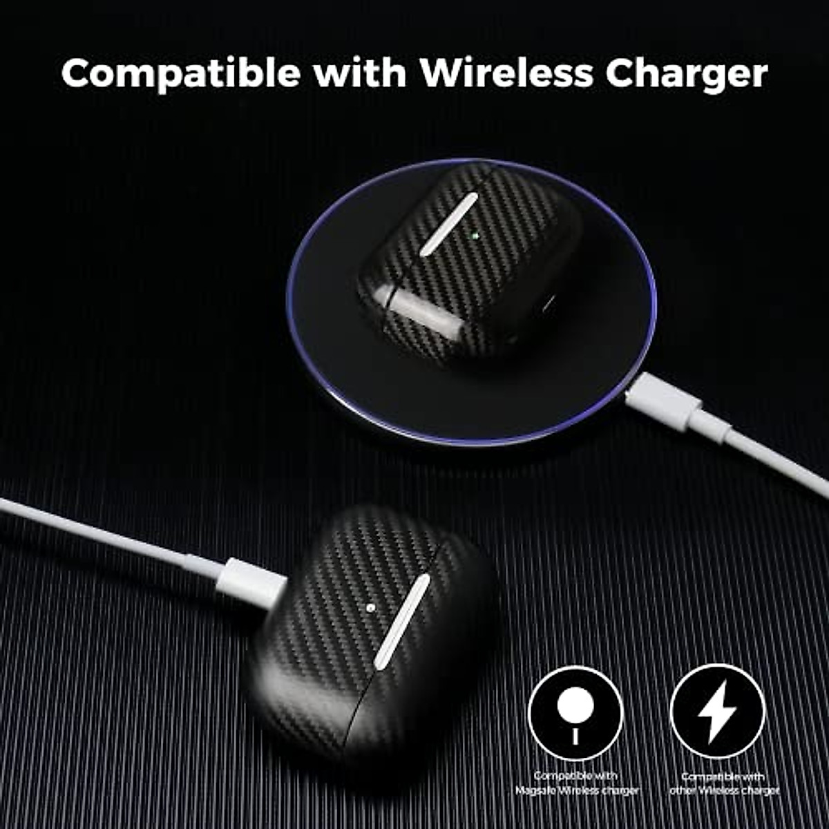 Carbon Fiber Case for AirPods Max and AirPods Pro