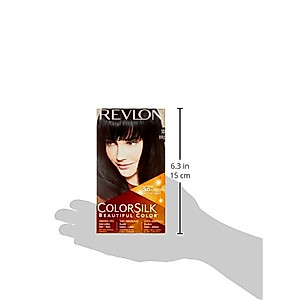 Revlon Colorsilk Haircolor, Black, 1-Count (Pack of 1)