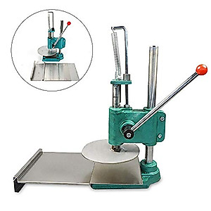 JINHZIXIU 9.5in Pizza Dough Press Manual For Home Or Commercial Use Stainless Steel