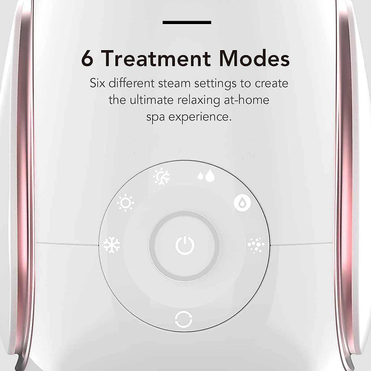 Fancii Nano Ionic Facial Steamer Hot & Cool with Aromatherapy and 6 Spa Settings – 30 Min Steam Time - Professional Home Face Sauna for Moisturizing & Pore Cleansing (Rivo)