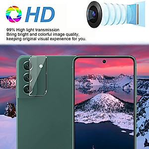 letosan [3+3 Pack] Glass Screen Protector for Samsung Galaxy S22 Plus 5G, 9H Tempered Glass, Ultrasonic Fingerprint Compatible,HD Clear Case Friendly for Galaxy S22 Plus Glass Screen Protector