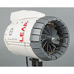 FILONA MOC-133571 CFM LEAP Engine Building Kit, Technik Turbofan Engine Motor Building Blocks, Build Your own Engine That Runs (1659 Pieces)