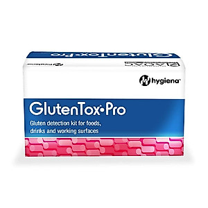 Hygiena GlutenTox Pro Gluten Detection Kit for Foods, Beverages, and Surfaces (25 Tests)
