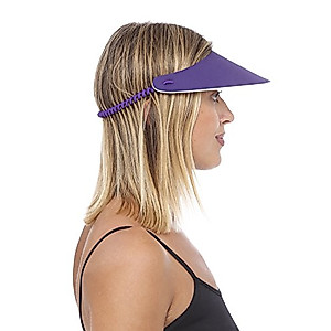 The Incredible Sunvisor - Available in Beautiful Solid Colors, Perfect for The Summer! (Black)