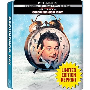 Groundhog Day 30th Anniversary SteelBook (4K Ultra HD + Blu-ray + Digital) [4K UHD]