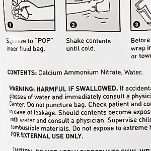 McKesson Cold Compress, Instant Cold Pack, Disposable, 4 in x 6 in, 1 Count, 24 Packs, 24 Total