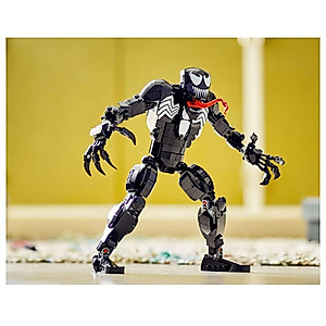 LEGO Marvel Venom Figure, 76230 Fully Articulated Super Villain Action Toy, Spider-Man Universe Collectible Set, Alien Toys for Boys and Girls