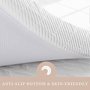 BedStory 3 Inch Firm Mattress Topper Twin Size, Extra Firm Memory Foam Bed Topper for Pain Relief, Cooling Gel Infused High-Density Mattress Pad, Skin-Friendly Non-Slip Cover, CertiPUR-US Certified
