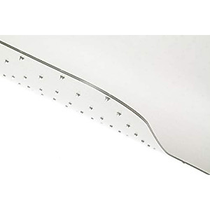 HON Basyx Commercial-Grade Polycarbonate Chair Mat with Lip for Low Pile Carpet, 36" x 47", Clear