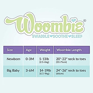 Woombie Super Stretch True Air Summer Baby Swaddling Blanket – Soothing, Vented Cotton Swaddle – Wearable Baby Blanket, Cool Gray, 5-13LBS