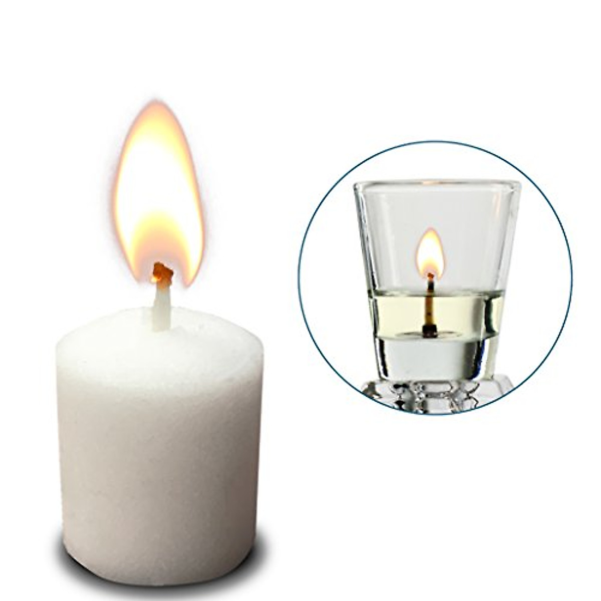 3 Hour Neironim Candles - Shabbat Neronim and Votive Wax Candle - 72 Count - by Ner Mitzvah.